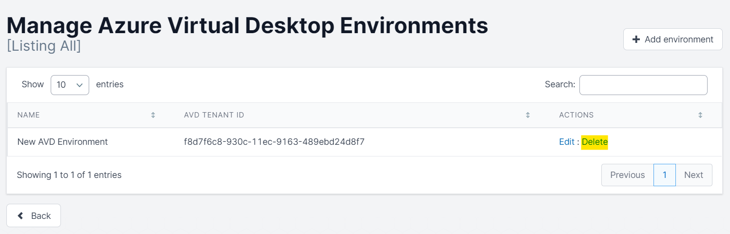 Deleting an Azure Virtual Desktop Environment